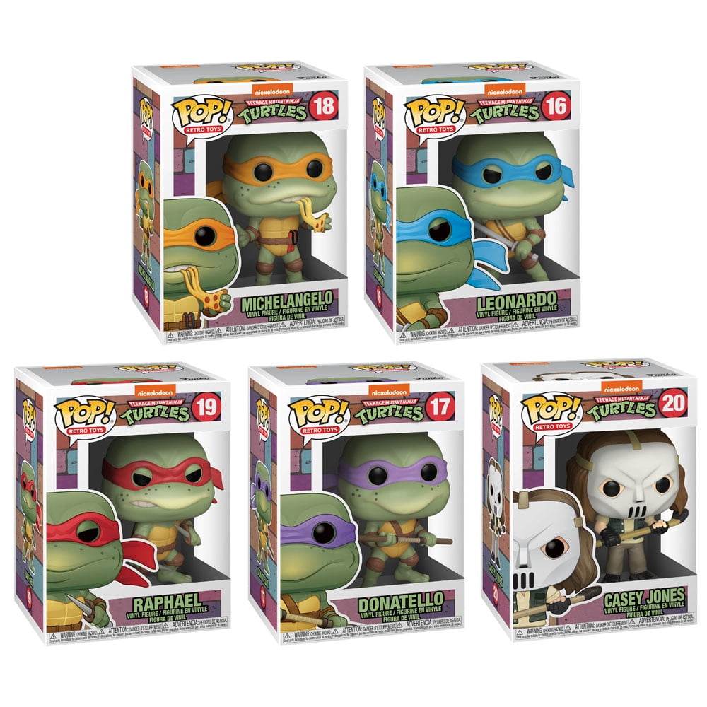 Funko POP! Teenage Mutant Ninja Turtles (TMNT) S3 Vinyl Figures - SET ...
