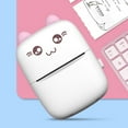 Mini Printer Portable Pocket Thermal Printer with 5 Rolls Paper for ...