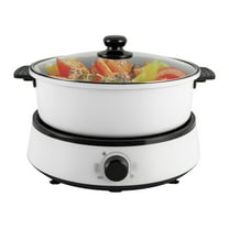 Miumaeov 4L/4.2QT Electric Hot Pot Multifunctional Portable Non-stick ...