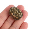 Masteelf Golden Brass Turtle Shell Figurine for Craft with Eight ...