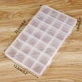 28 Grids Plastic Jewelry Bead Storage for Case-Box Container for Pills ...