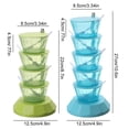 360 Degree Rotating Spice Rack Organizer, Multi-Tier Seasoning ...