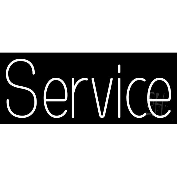 White Watch Repair LED Neon Sign 10 x 24 - inches, Clear Edge Cut ...