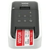 Brother QL-800 Professional Label Printer, High-Speed, Black & Red ...