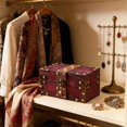 ANXPTIME Elegant Straps Wooden Jewelry Box Decorative Storage Case for ...