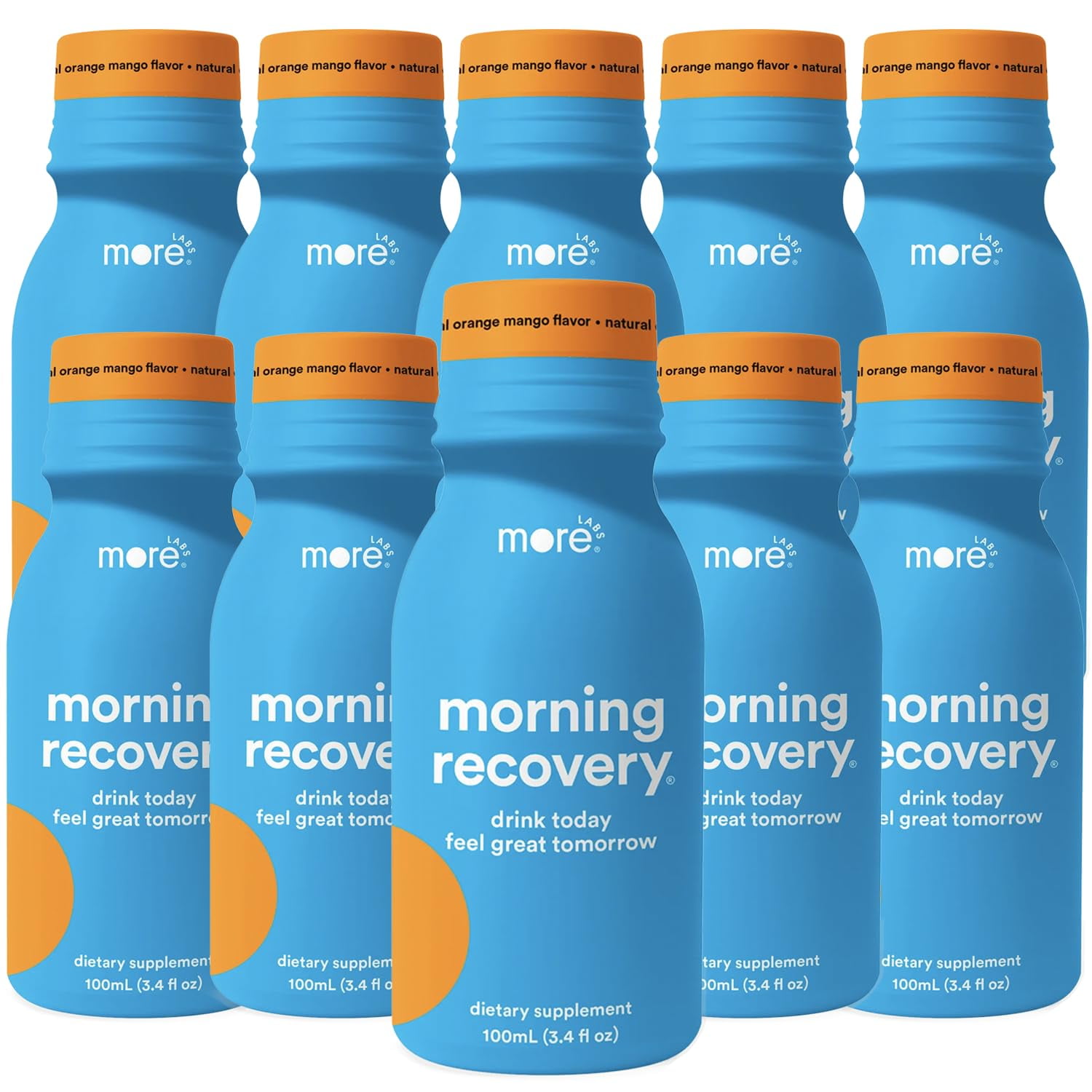 More Labs Morning Recovery Orange Mango Flavor Electrolyte & Milk ...