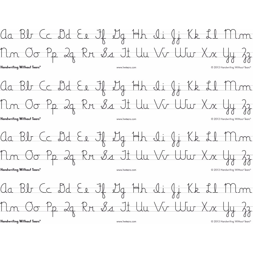 Handwriting Without Tears 017762 Cursive Desk Strips Walmart Handwriting Without Tears 017762 Cursive Desk Strips Walmart