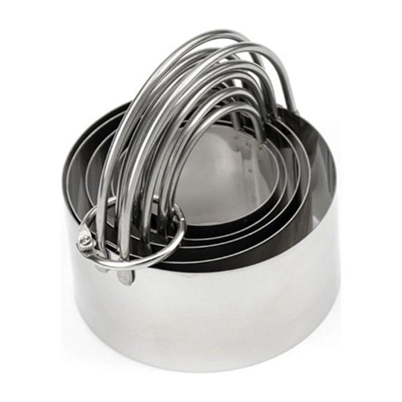 Round Cookie Biscuit Cutter Set, 12 Graduated Circle Pastry Cutters ...
