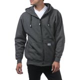 Pro Club Men's Heavyweight Full Zip Fleece Hoodie, Charcoal, Large ...