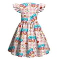67 Meme Flutter Sleeve Dress for Girls - Six Seven Novelty A-Line ...