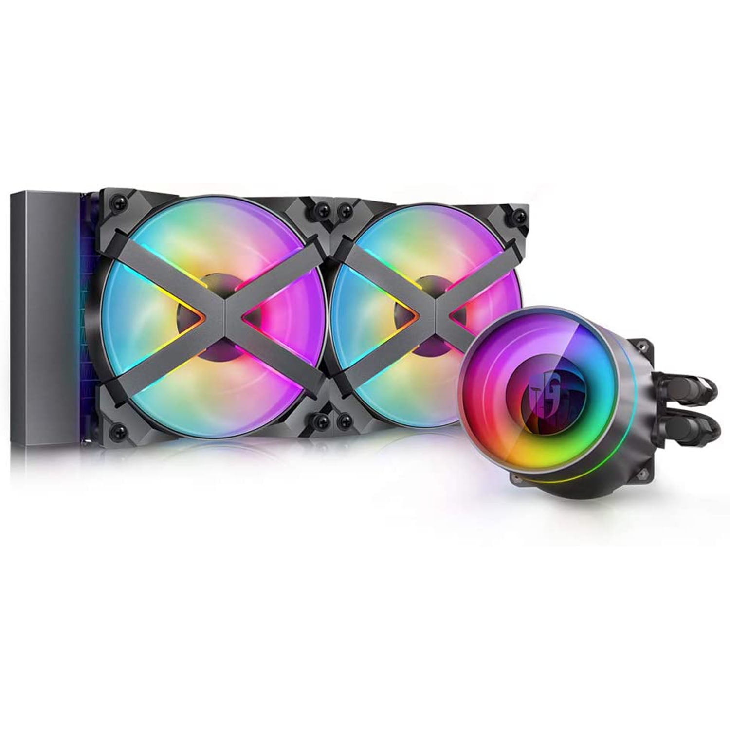 Buy Deepcool Castle 240EX RGB AIO Liquid CPU Cooler Online at Lowest ...