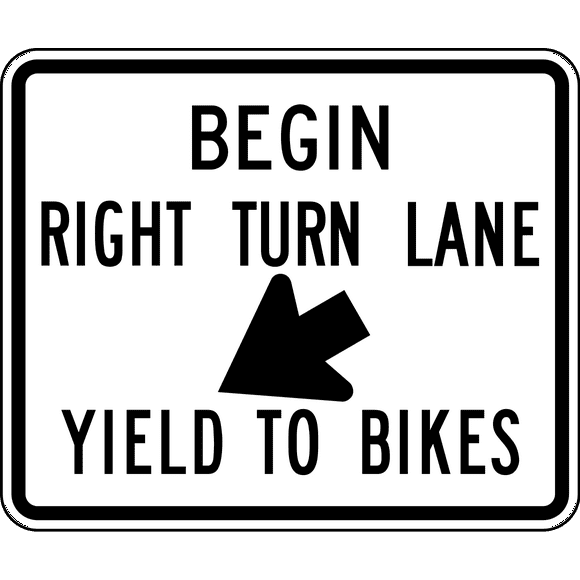 Lane Shift Ahead Sign