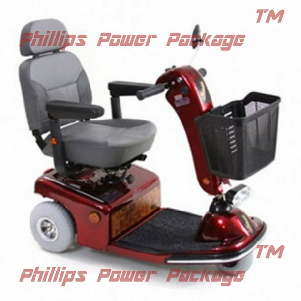 Shoprider - POWER PACKAGE ($500 VALUE) - Sunrunner 3 - Mid-Size Scooter ...