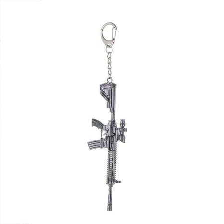 Bean_Eat Chicken Game Peripheral Weapon Model Sniper Rifle Metal Key ...