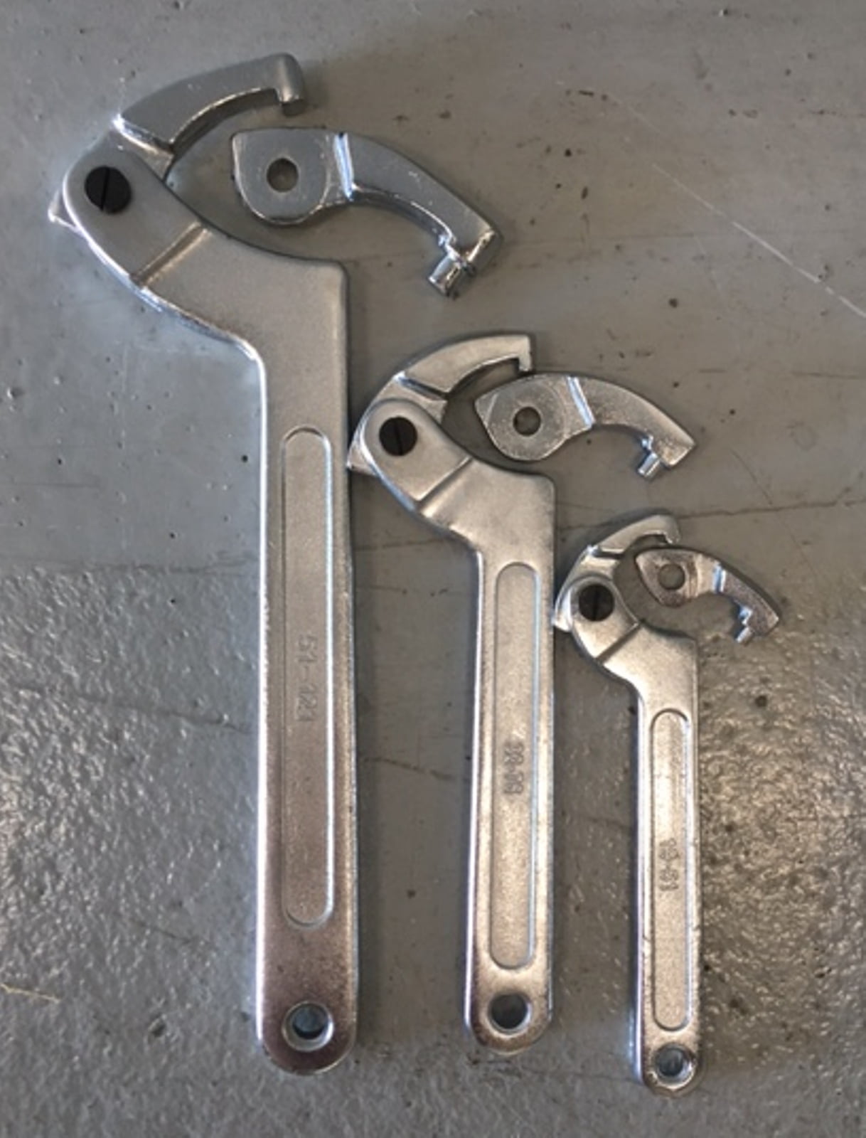 ATV UTV Motorcycle Racing 6 PC HOOK ADJUSTABLE SPANNER WRENCH Set 3/4 ...