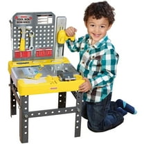 Stanley Jr Wooden Tool Work Bench for Kids - Walmart.com