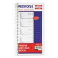 Rediform, RED50076, Memo Style Phone Message Book, 1 Each, White,Canary ...