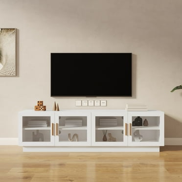 Beautiful Fluted TV Stand for TV’s up to 70” by Drew Barrymore, Warm ...
