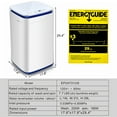 Costway 7.7 lbs Compact Full Automatic Washing Machine, Heating ...