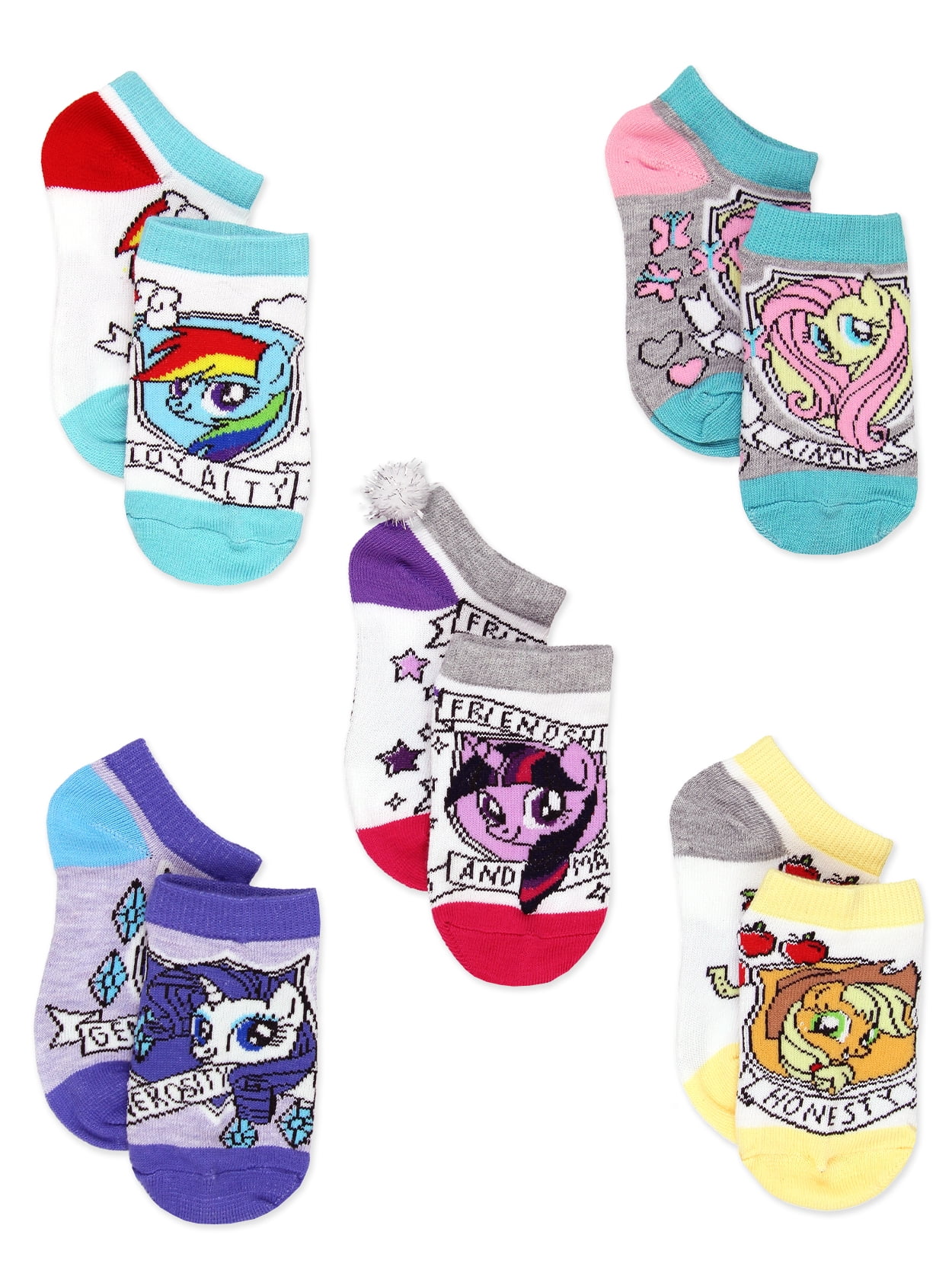 My Little Pony MLP Girls Multi Pack Socks Set MJ231GNS - Walmart.com