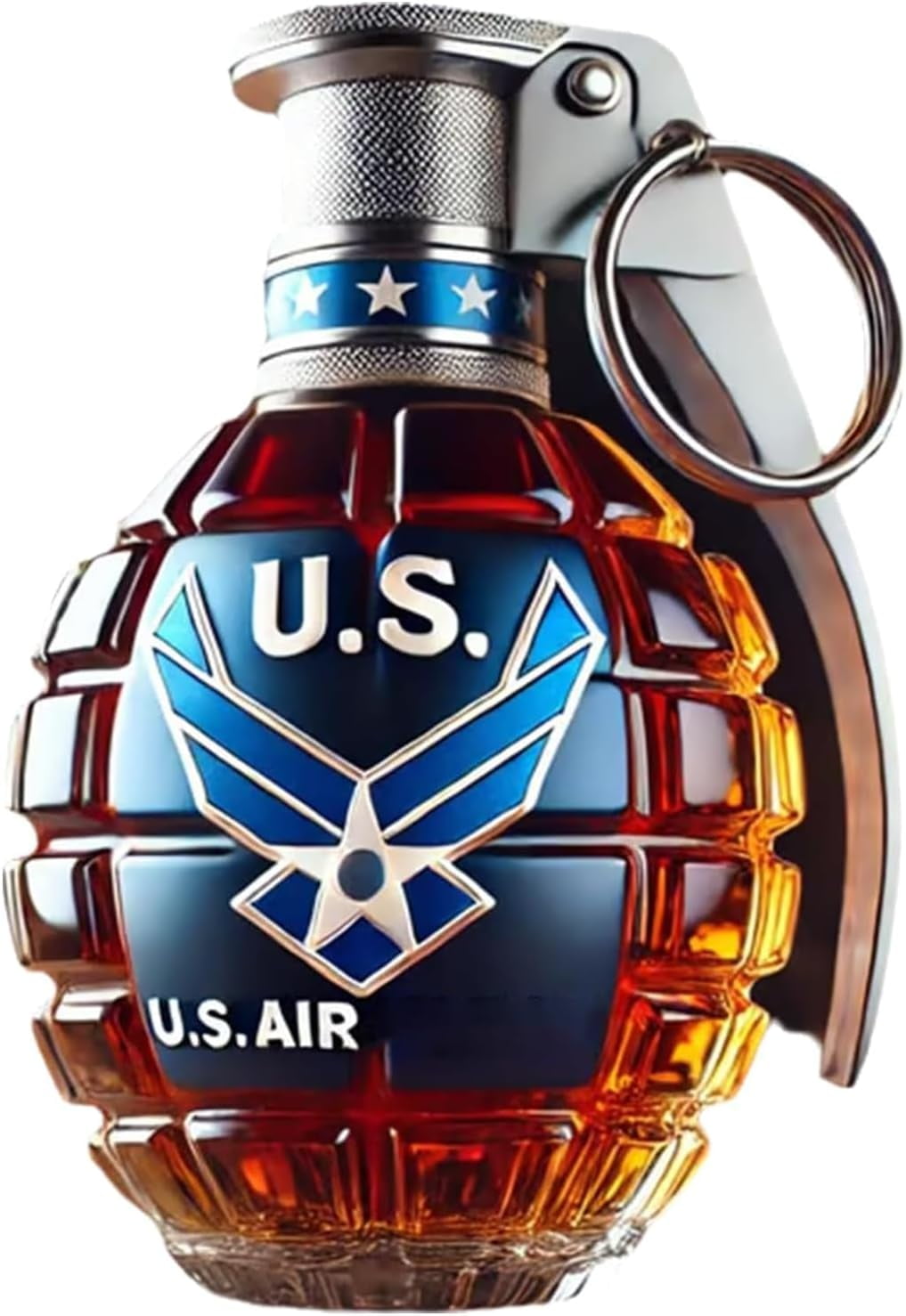 Military Hand Grenade Whiskey Bottle, 2025 New 300ml Veteran Tribute ...