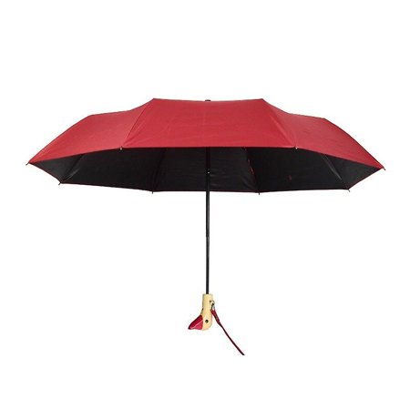 Junmo Uv Umbrella Tri-folding Parasol Sunny And Rainy Duck Head Folding ...