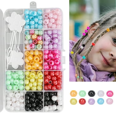 2 Pieces Para Hair Clip on Beads Spring Clips Accessories DIY Headdress ...