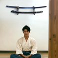 2/Set Sword Hook Wall Mount Samurai Sword Hanger Display Holder ...