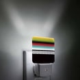 Boho Stripes Plug-in LED Night Lights Bohemian Style Auto Dusk-to-Dawn ...