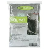 Baby Mushroom Kick Mat (2 Pk)-Waterproof W/Storage, Black - Walmart.com