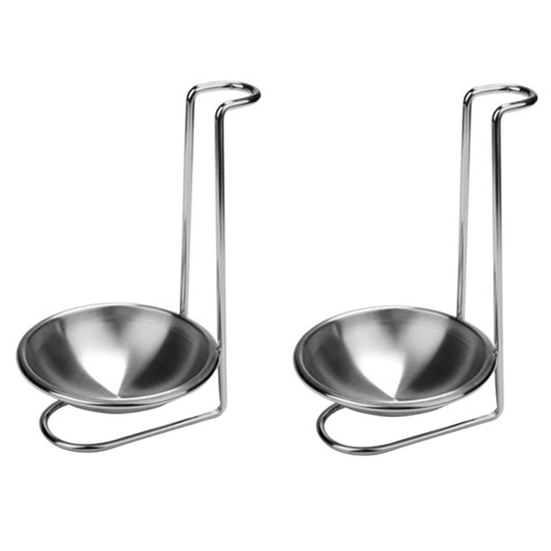 Western-Style Portable Single Round Hot Pot Spoon Shelf Stainless Steel ...