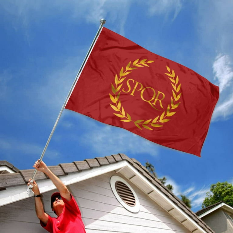 Spqr Flagg Roman Empire SPQR Flag Collection 90x150cm(3x5ft)