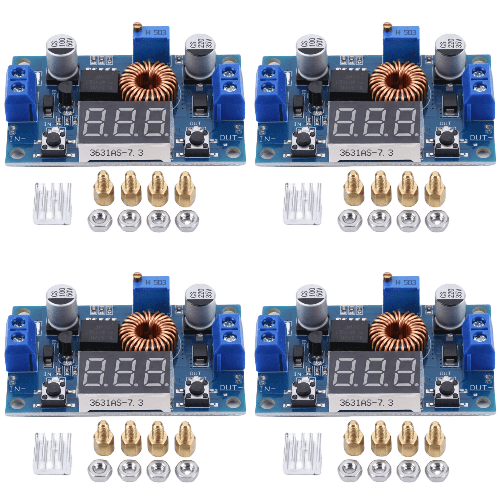 XL4015 DC-DC Convertidor reductor Módulo potencia LED 5A con pantalla | Walmart en línea