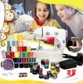 Portable Mini Sewing Machine for Beginners 2 Speed Multi-functional ...