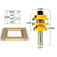 Large Elegant Picture Frame Molding Router Bit - 1/2" Shank - Yonico ...