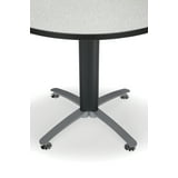 OFM Core Collection 36" Multi-Purpose Round Table with Metal Mesh Base ...