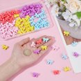 1Set 100Pcs 5 Colors Opaque Acrylic Beads Bowknot Mixed Color 15.5x20x8 ...