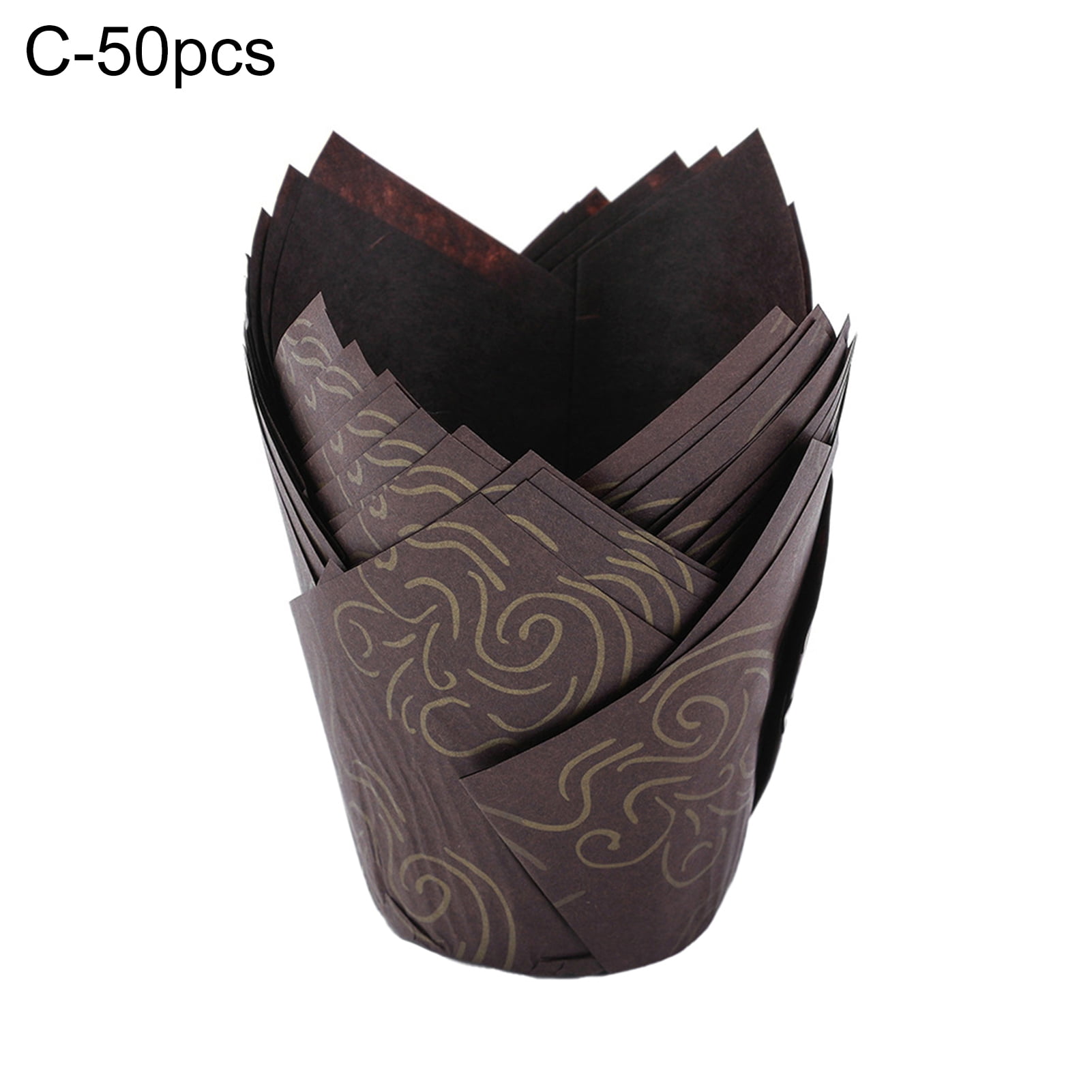 Click here for Enjoyw 50pcs Muffin Cup Tulip Flower Shape Diy Oil... prices