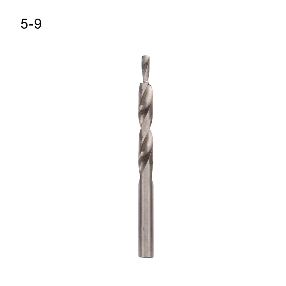 4-8/5-9/5-10/6-10/8-12mm HSS Twist Step Drill Bit Pocket Hole Drill ...