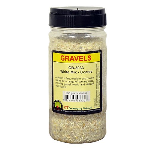 JTT Scenery Products Ballast and Gravel, White Mix, Coarse - Walmart.com