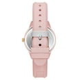 Time and Tru Pink Silicone Strap Ladies Watch with Pink Dial and ...