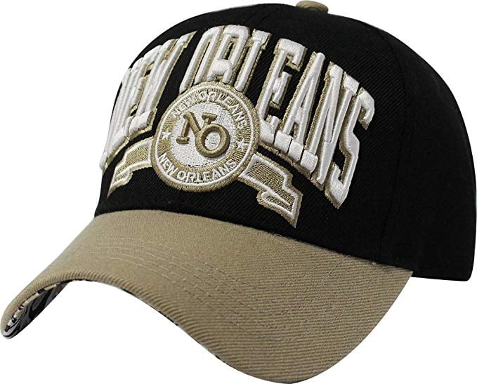 New Orleans Team Color City Name Embroidered Baseball Cap - Walmart.com ...