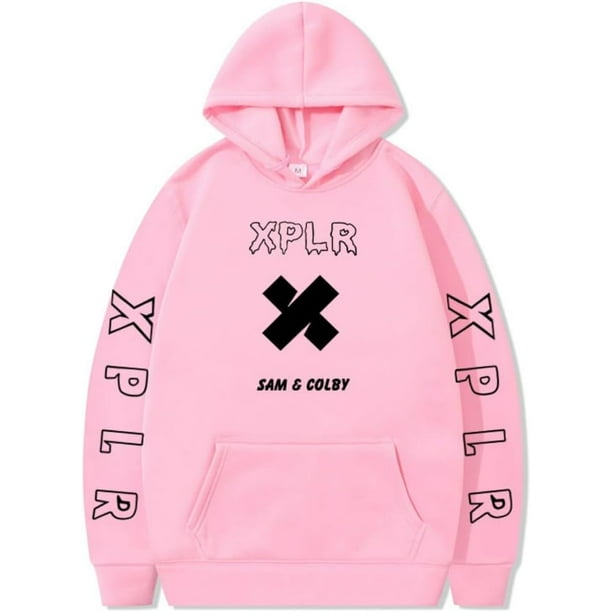 bngkauyexdc New XPLR Merch Sam and Colby Hoodie 90s Fashion Hoodie Men ...