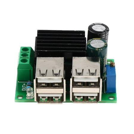 Adjustable DC 9V-35V To 3-6V 5A 40W 4-USB Power Module | Walmart Canada