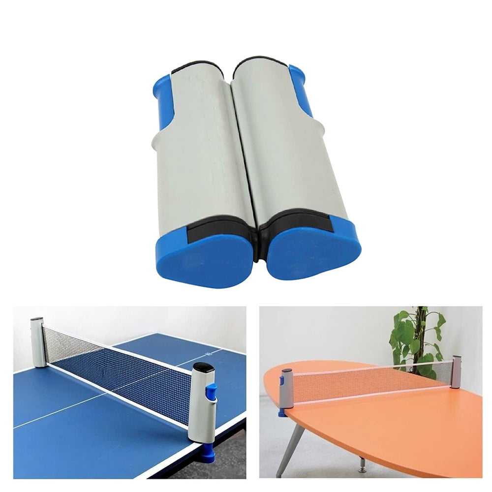 ACCEDE Portable Ping Pong Net Rack Retractable Table Pong Net Shelf ...