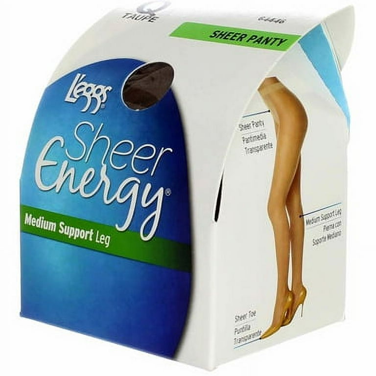 Leggs Sheer Energy Control Top Pantyhose Satin Gloss Medium 59 Off