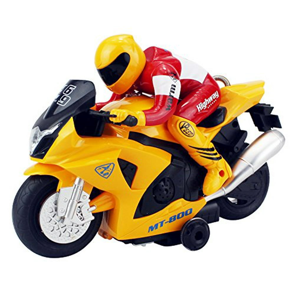 Highway Moto Remote Control RC Motorcycle Car w/ 360 Degree Spinning ...