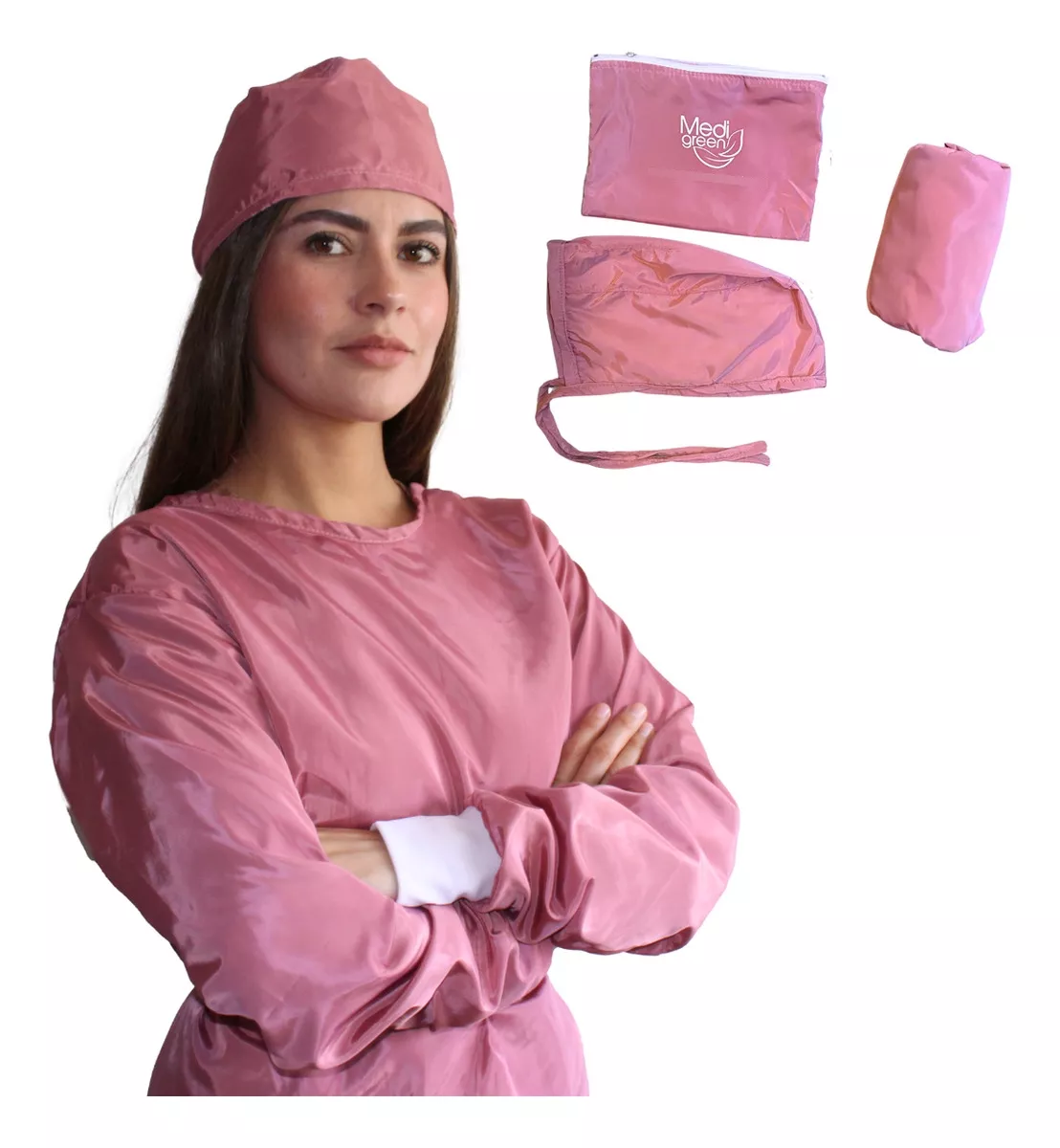 Bata Quirurgica Reutilizable Antifluidos Premium Medigreen | Bodega Aurrera en línea