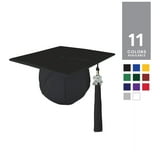 Class Act Graduation Adult Unisex Matte Graduation Cap with Matching ...