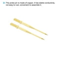 Uxcell Test Probe Pin Set, Copper Multimeter Test Extention Probe Pin ...